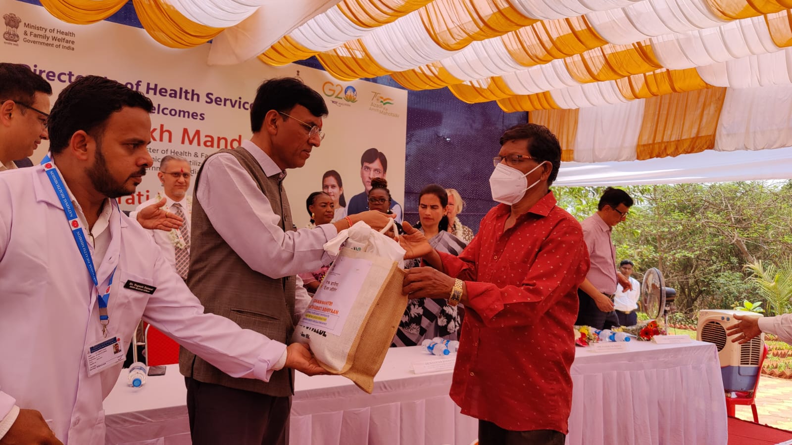 Distributed food baskets among the TB patients at PHC-HWC, Corlim, Goa ...